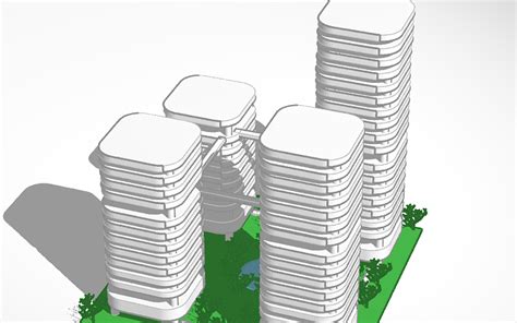 3d Design Apartment Complex Tinkercad