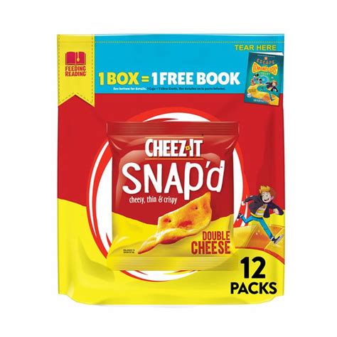 Cheez It Cheese Crisps Cheesy Baked Snacks Lunch Snacks Double