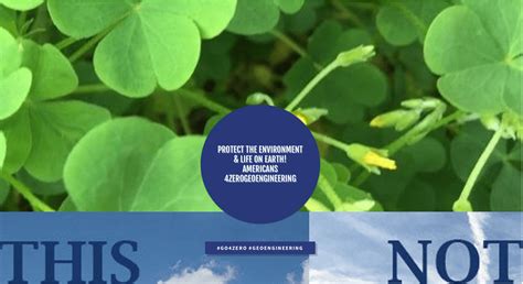 Take Action Zero Geoengineering