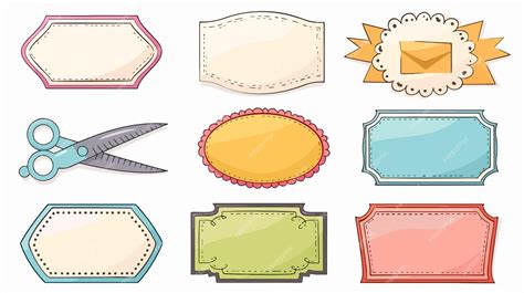 Coupon Border Template With Scissor Cut And Dash Design Premium Ai