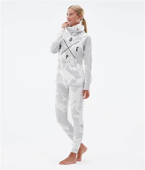 Dope Snuggle W Womens Base Layer Pant 2x Up Grey Camo