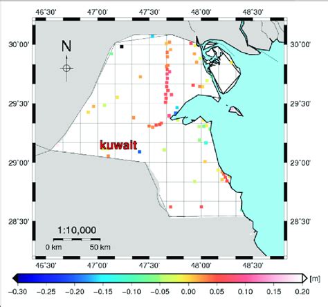 The Differences Between The Geoid Model And Gpsleveling After