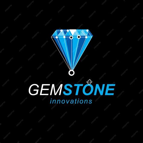 Premium Vector Innovation Technologies Emblem 3d Engineering Vector Abstract Polygonal Shape