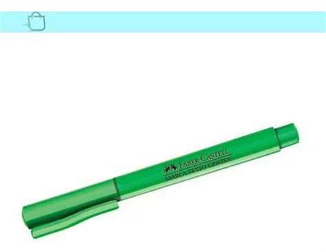 Tinta De Texto Superfluorescente Faber Castell 12un Para Marca Verde