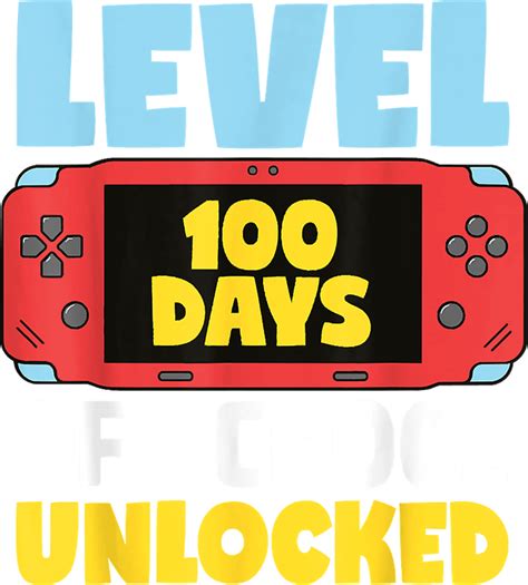 100 Days Of School Level Unlocked Dtf Direct To Film Transfer