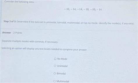 Solved Consider The Following Data 10 14 14 10 10 14 Chegg