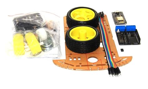 2wd l293d wifi rc smart car with nodemcu shield for esp 12e based on