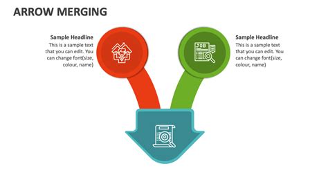 Arrow Merging PowerPoint And Google Slides Template PPT Slides