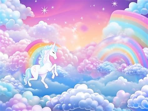 유니콘 일러스트 배경 사진 무료 고품질 사진 다운로드 Freepik