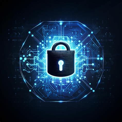 Premium Photo Security And Cybersecurity Concept Lock Symbol