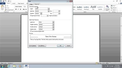 How To Set Default Font In Word With Change The Normal Template In Word Examples Of