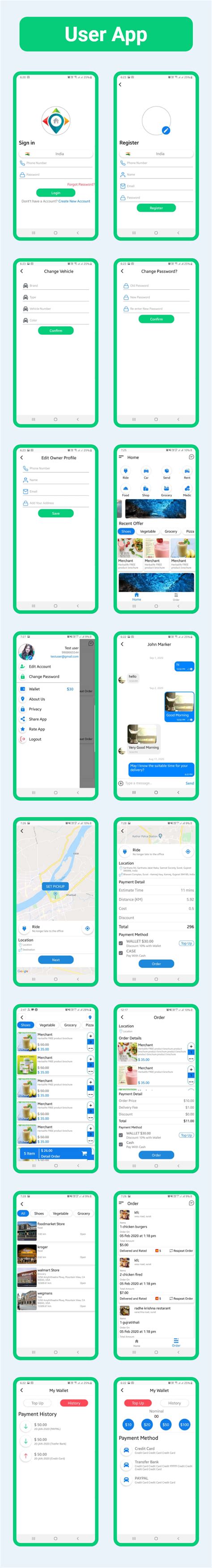Ondemand Services React Native App Ui Template Codemarket