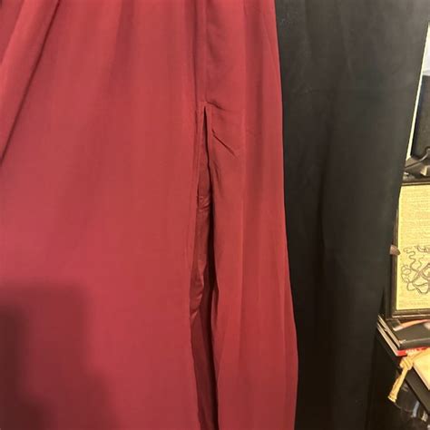 Lulus Dresses Lulus Heavenly Hues Burgundy Maxi Dress Poshmark