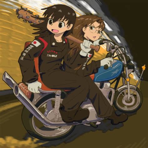 Takino Tomo And Mizuhara Koyomi Azumanga Daioh Drawn By Fubarmoe