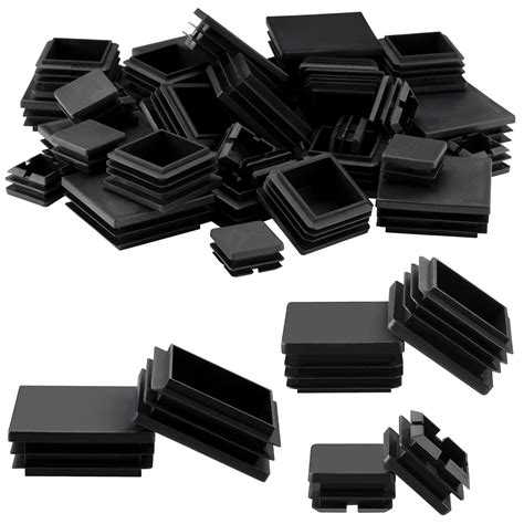 Buy 60 Pack Square Tube End Caps Set 1 Inches 1 5 Inches 2 Inches