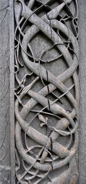 Carving On The Urnes Stave Church C1100 Viking Art