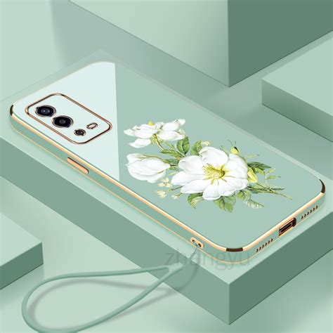 Casing Jasmine Flowe Oppo A G Phone Case Softcase Ultra Thin Electroplating Smooth Phone Case
