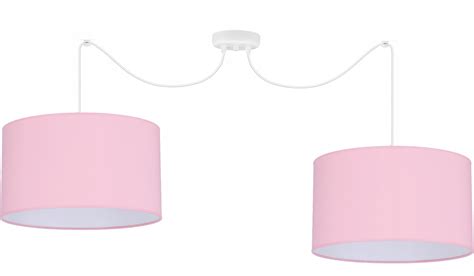 ŻYRANDOL LAMPA WISZĄCA ABAŻUR RÓŻ SUFITOWA LED 5905487000077 Cena