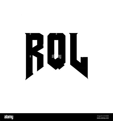 Rql Letter Logo Design For Technology Company Rql Logo Design Black