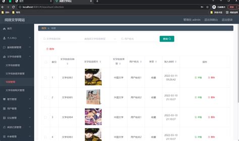 Java项目之基于ssm的阅微文学网站的设计与开发（源码文档） Csdn博客