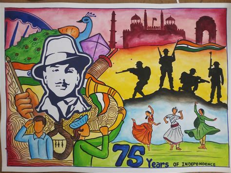 Azadi Ka Amrut Mahotsav Poster Making Competition Atma Ram Sanatan