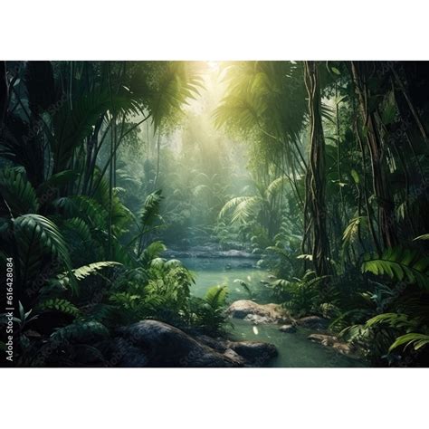 Tropical Rainforest Coniferous Forest Moss Fallen Tree Photography