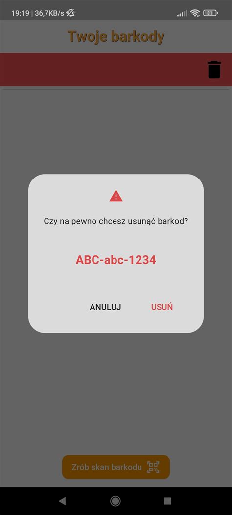 Simple Barcode Scanner App
