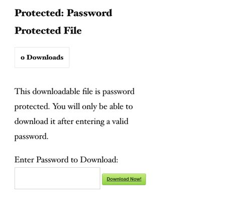 How To Password Protect Downloads With Wordpress