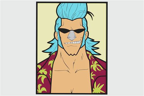 Franky One Piece Layered Design For Cutting Lasercraftum