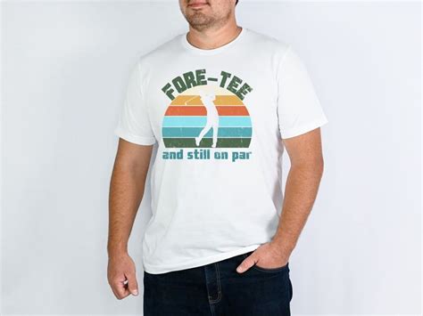 Fore Tee Birthday Shirt 40th Birthday Golf Shirt Funny Birthday Golf