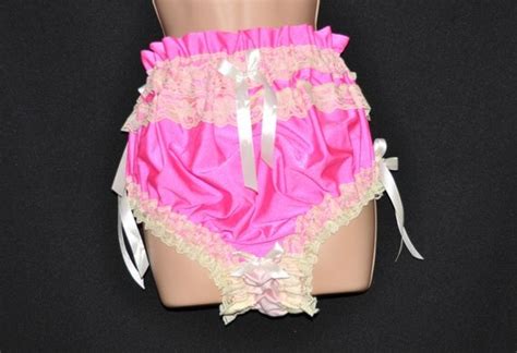 Js 4x Hot Pink Lycra Knickers Creamy Femme By Deesukdelights