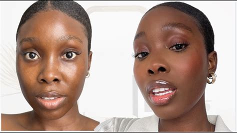 Updated No Foundation Makeup Tutorial Dark Skin Youtube