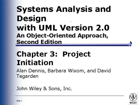 Systems Analysis And Design With Uml Version 2