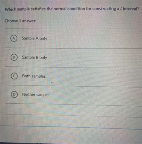 Solved Here Are Two Different Samples Drawn From Two