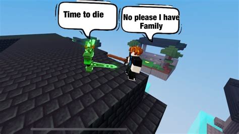 Mobile Gameplay Roblox Bedwars Youtube