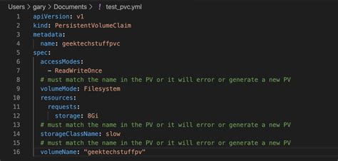Persistent Volume Claims Kubernetes Geektechstuff