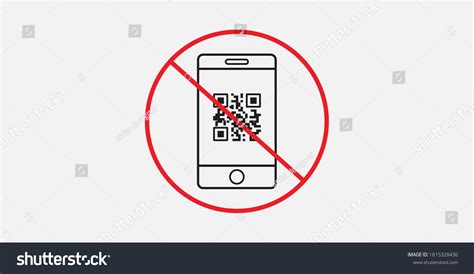 No Qr Code Scanner Qr Code Stock Vector Royalty Free Shutterstock