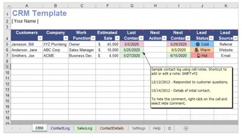 How To Build An Excel Crm Templates And Alternatives Clickup