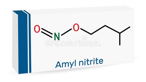 Amyl Nitrite Isoamyl Nitrite Isopentyl Nitrite Molecule It Is Popper Antihypertensive
