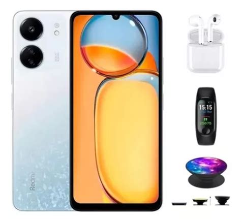 Xiaomi Redmi 13c Dual Sim 128 Gb Blanco Azul Marino 4 Gb Ram Cuotas
