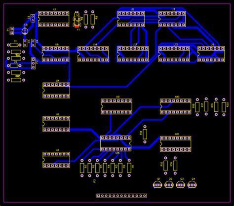 Hour Cmos Clock With Display Multiplexing EasyEDA Open Source Hardware Lab
