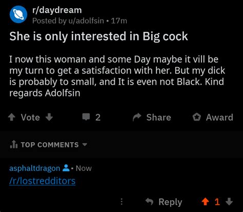 Guy Posts About His Bbc Fantasies In A Vr Subreddit R Lostredditors