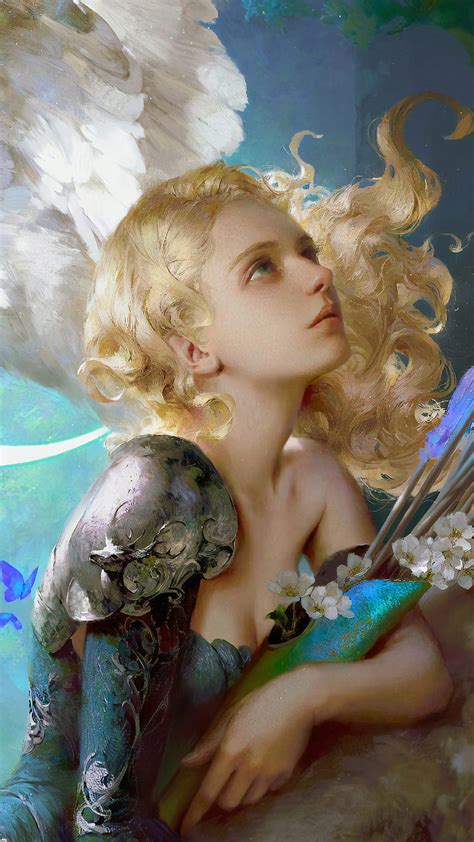 Fairy Tail Angel Wallpaper Art Nouveau Fairy Tale Angel Cherubs