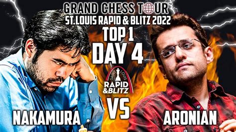 TOP 1 Matinding TRAP Nakamura Vs Aronian Day 4 St Louis Blitz 2022
