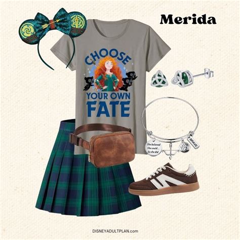 Merida Disney Bounding Brave Inspired Outfit Ideas For Adults