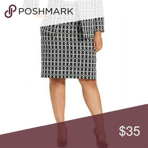 Charter Club Plus Size Skirt Printed Pencil Skirt Printed Pencil