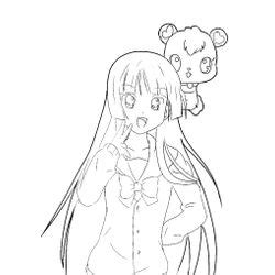 Dibujos De Jewelpet Para Colorear Y Pintar