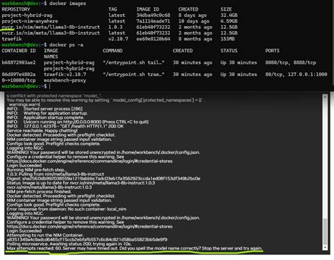 Workbench Example Project Hybrid Rag Stuck At Setting Up Backend