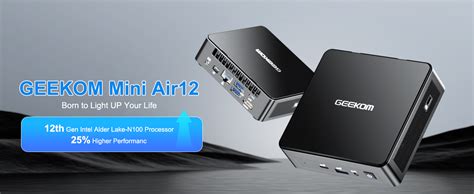 Geekom Mini Air12 Mini Pc 16gb Ddr5 Ram Intel 12th Gen Alder Lake N100