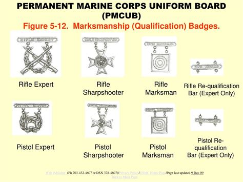 Ppt Figure 5 12 Marksmanship Qualification Badges Powerpoint